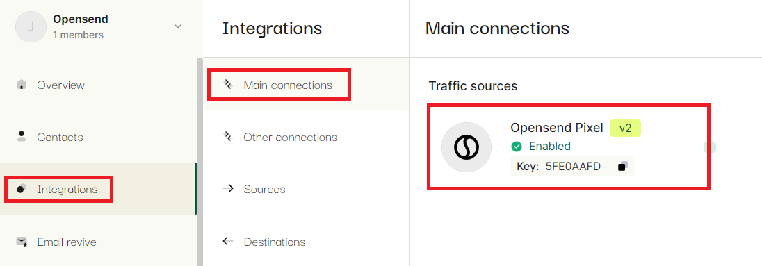 How do I install the Opensend Pixel on my website?
