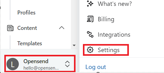 How do I integrate Opensend into Klaviyo?