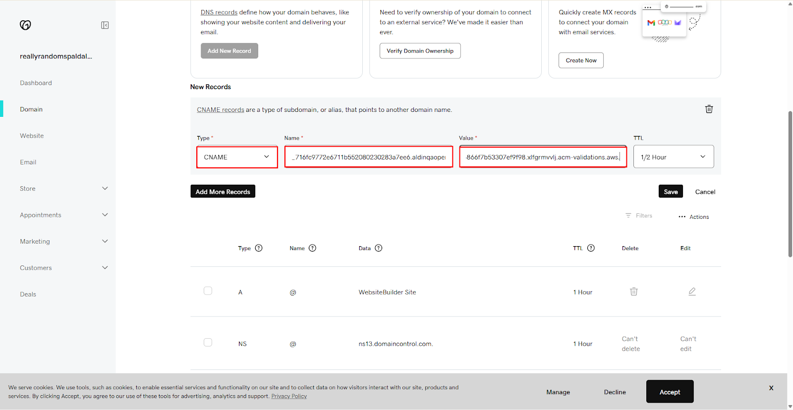 GoDaddy DNS Setup Guide for Opensend CNAME Configuration